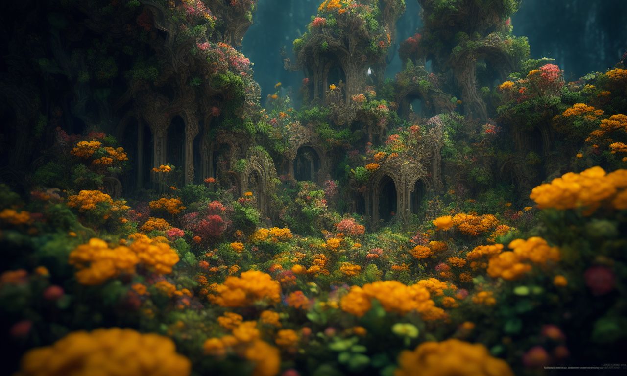 lanky-wren96: magical enchanted forest, very detailed, fantasy art, in ...