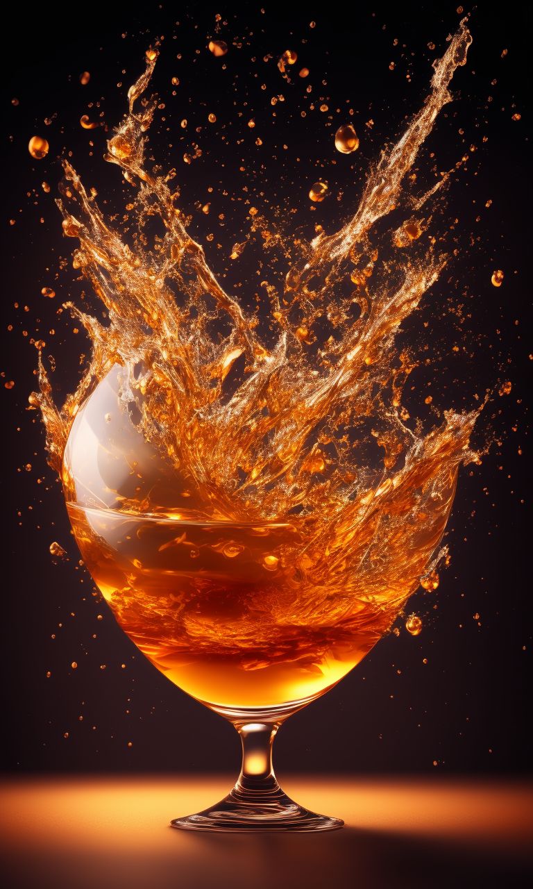 popular-elk510: Explosion, splash, a martini glass with cherry falling ...