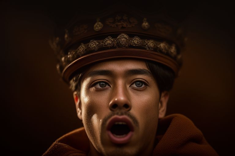 AmigoJC: Gasping in surprise, the wide-eyed individual clamped his hand ...