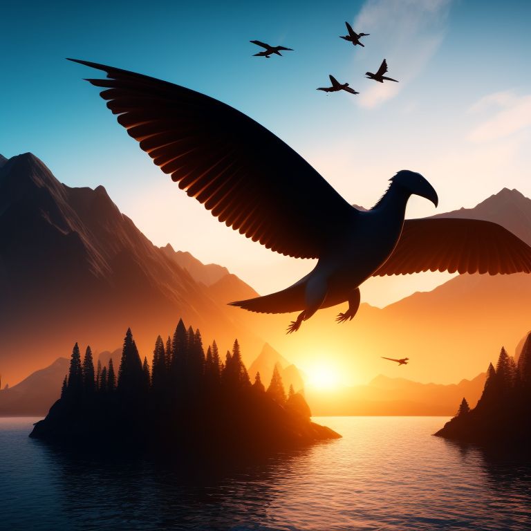 strong-slug937: imposing mountains, with forest and lakes around with ...