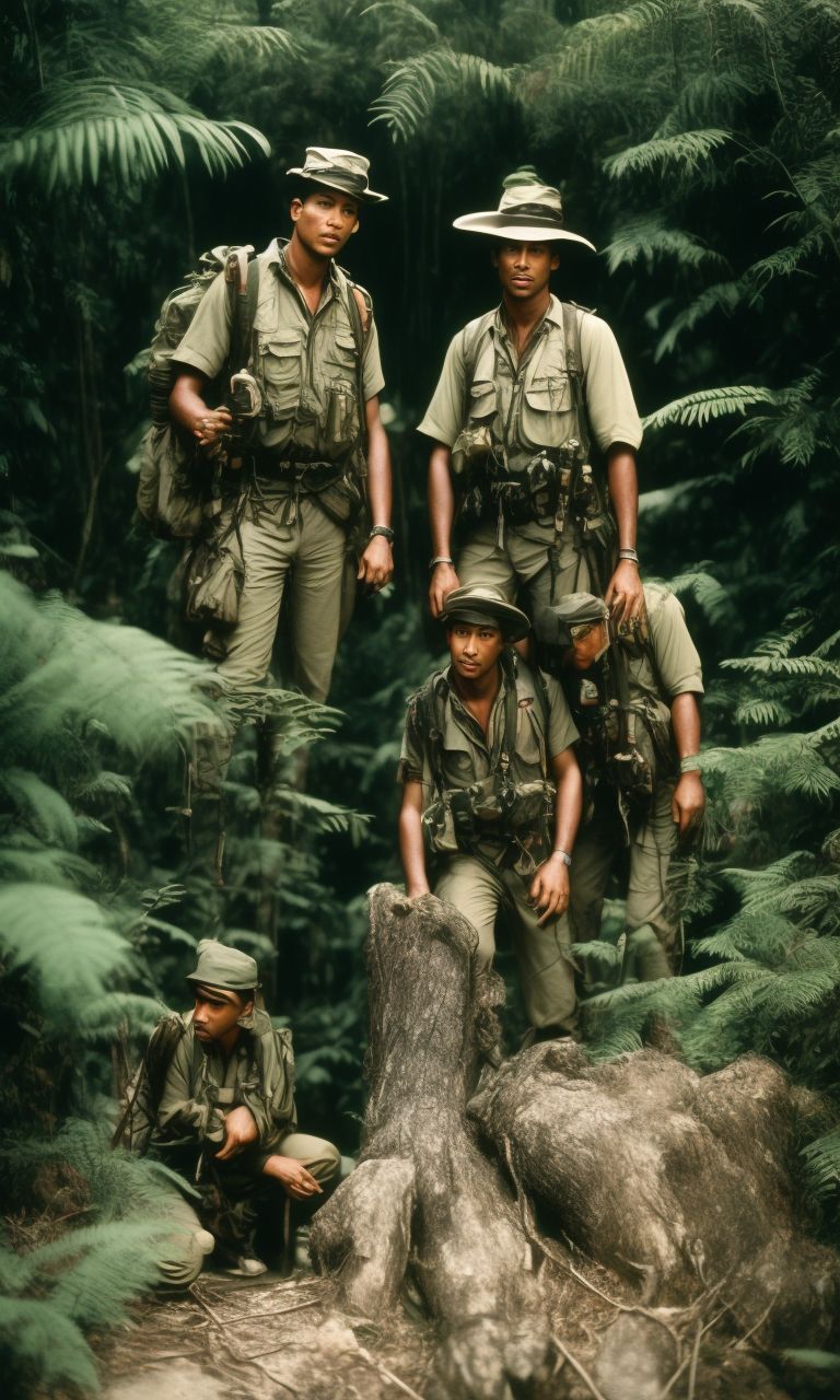 VARELA: 2 men in a expedition in the jungle