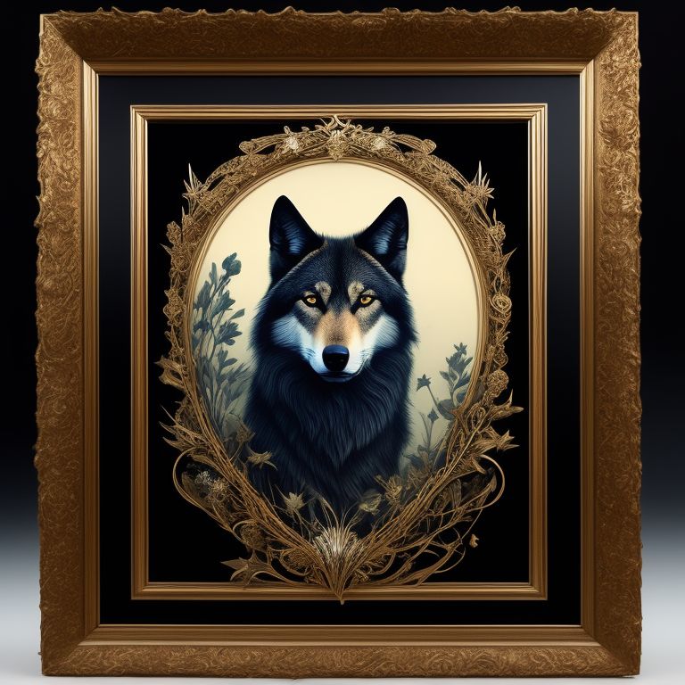 Gold Winged Wolf