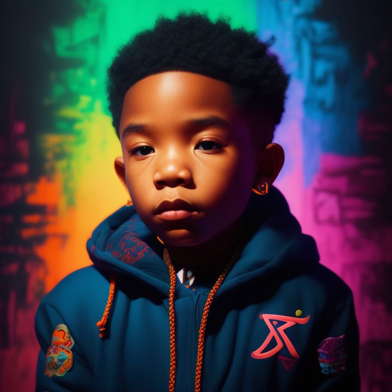 LIL' B. LEE The Rap Star by Max Turbo | PromptHunt Template