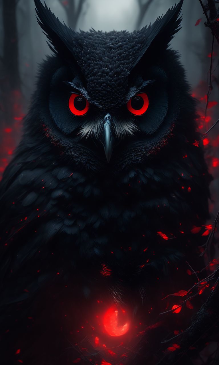 Dark Owl Art