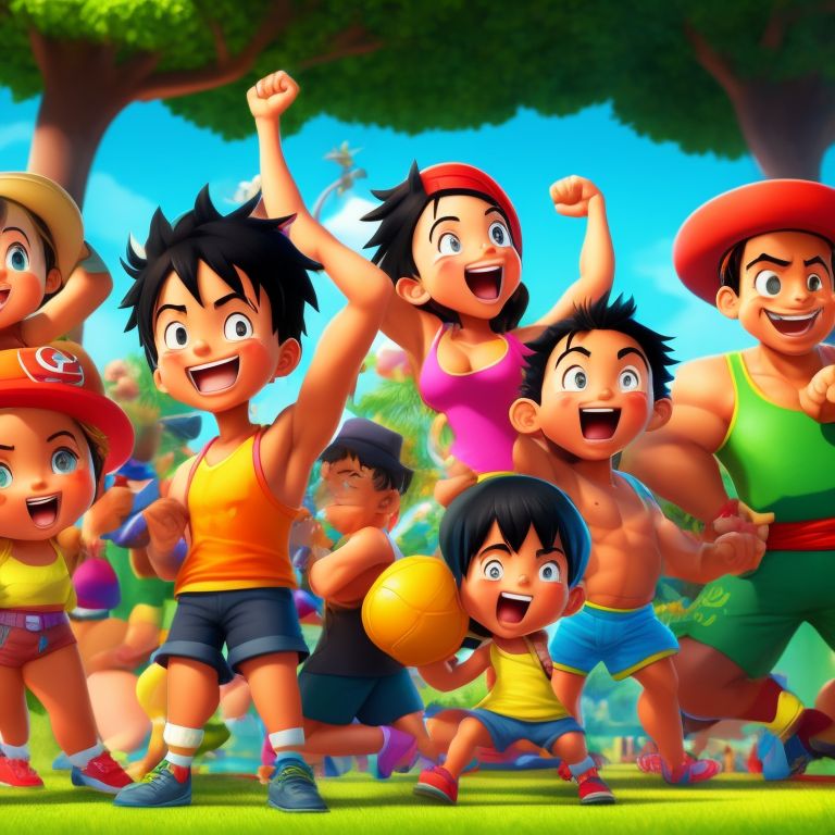 Gaston: Create a delightful digital artwork that portrays the One Piece ...