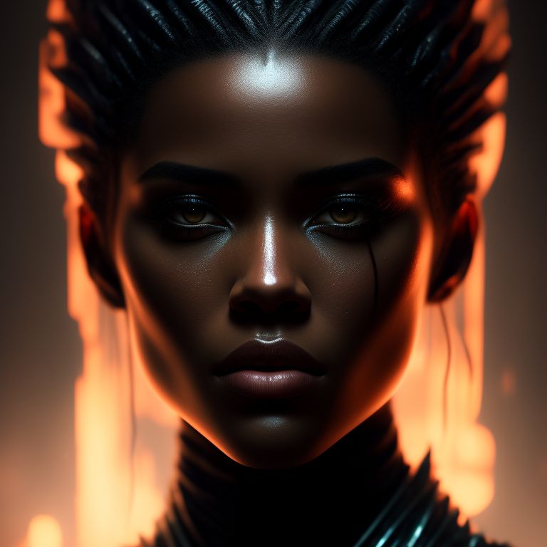 Fae-I: biomachanical alien xenomorph human hybrid