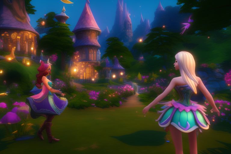 blind-pigeon698: sims 4 fairies, flying around, magical castle ...