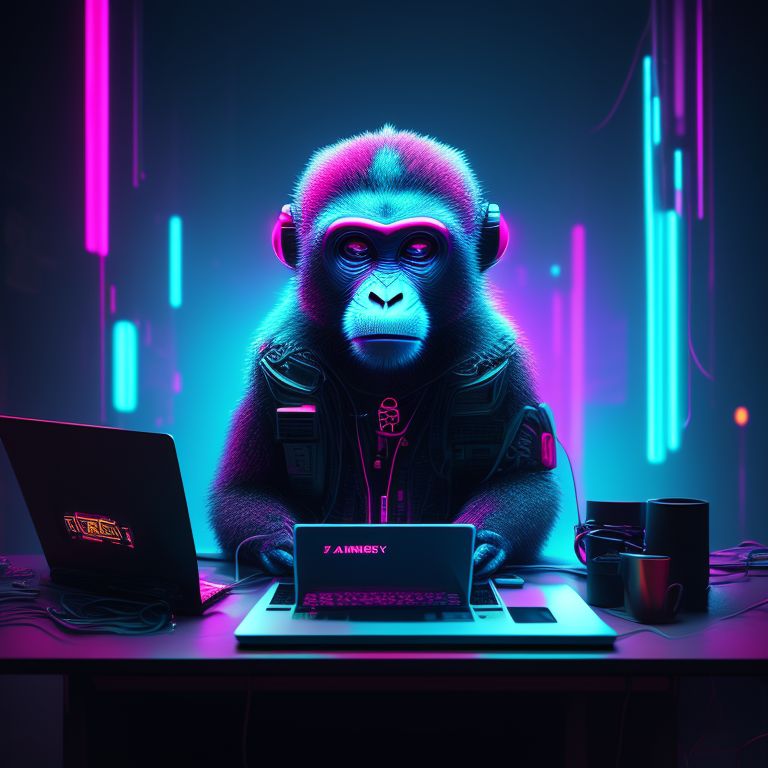 Monkey Laptop