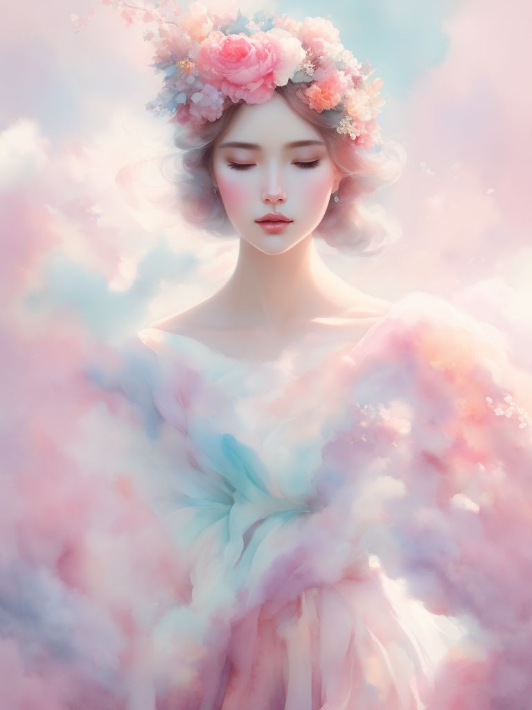 pleasing-fox547: Beautiful figure woman with robe and cap and hoof in ...