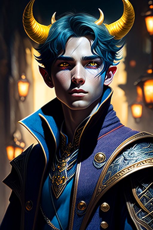 Male Tiefling Wizard