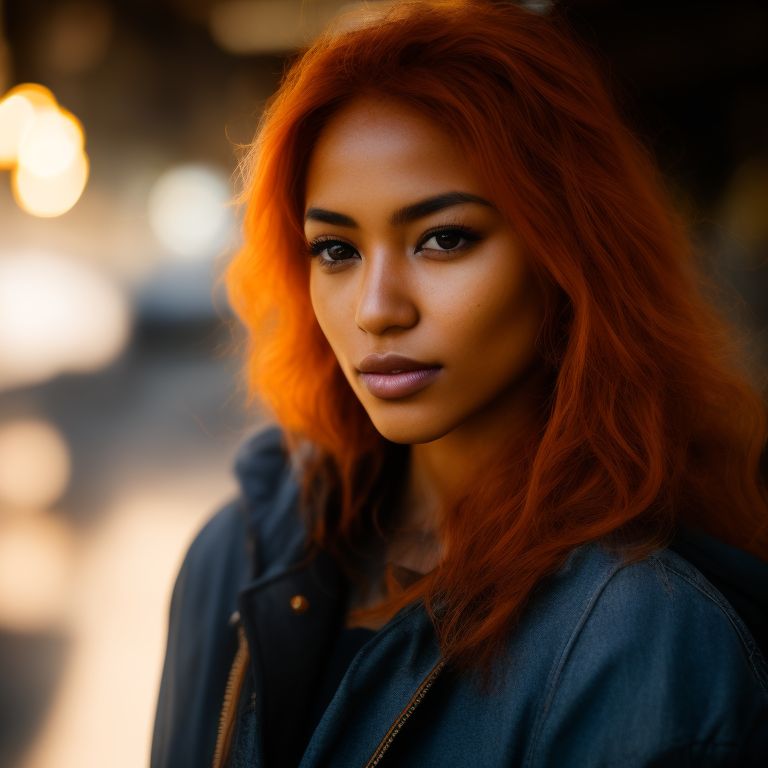 Beautiful Fiery Orange Hair