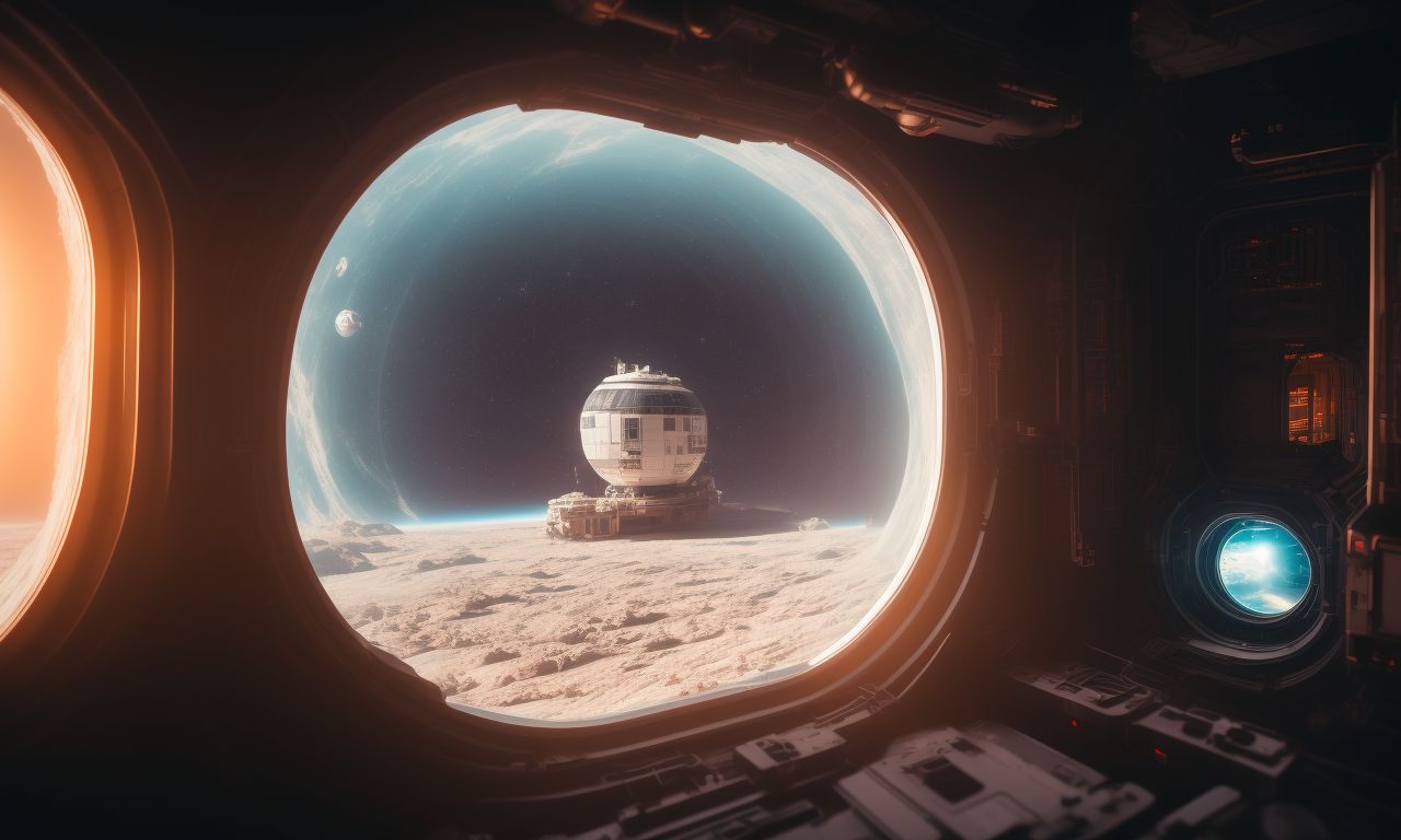 Small Space Station Coloring
