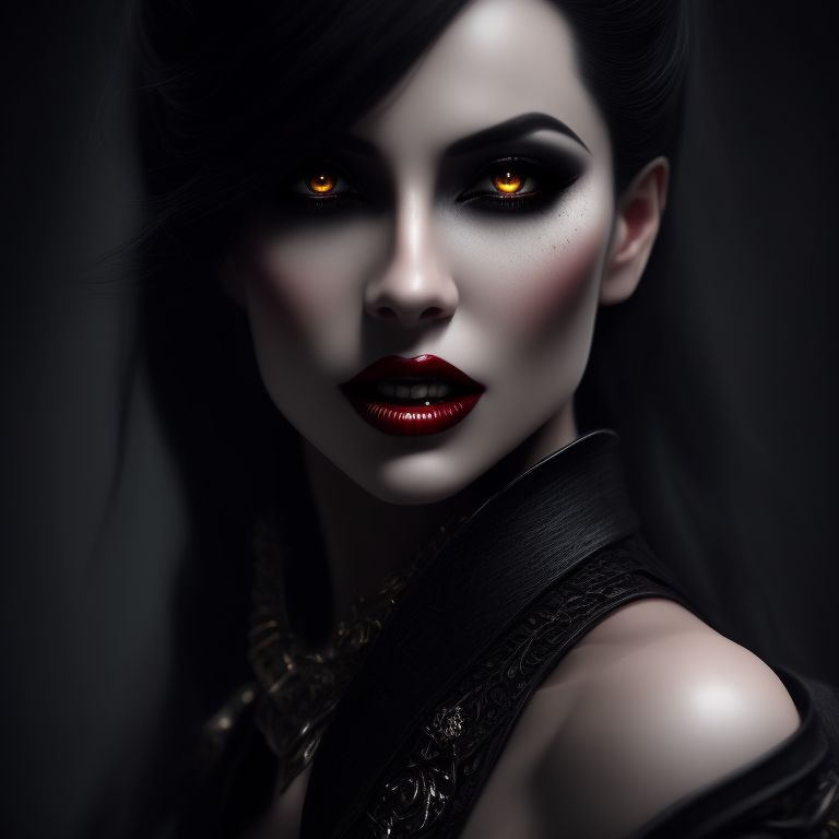 Female Vampire Eye Makeup
