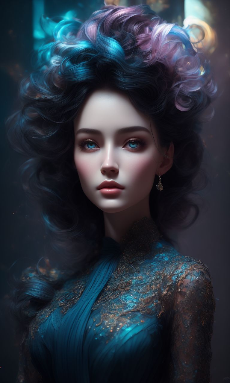 MINIDEM: Artistic portrait, medium plan, girl F222, amazingly pretty ...