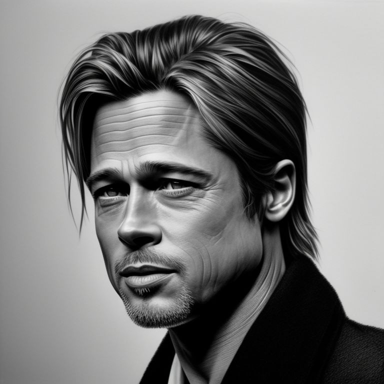 Brad Pitt Drawing
