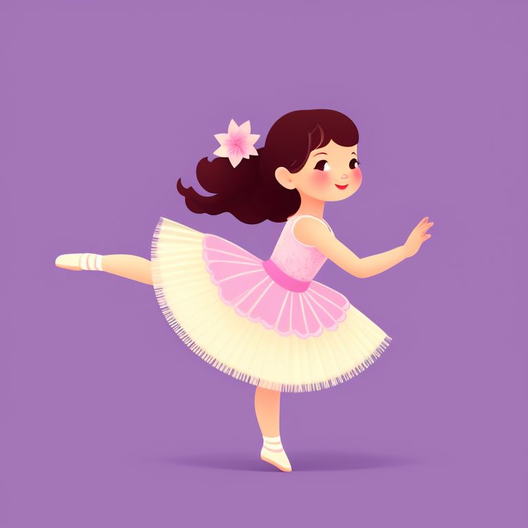 Baby Ballerina Illustration
