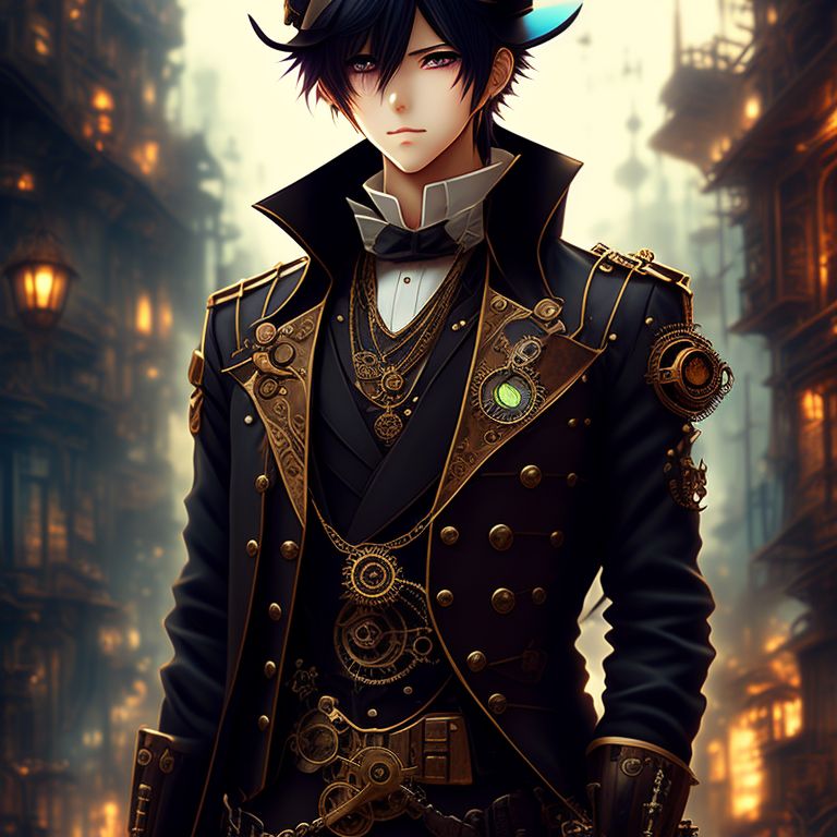 Steampunk Anime Guy