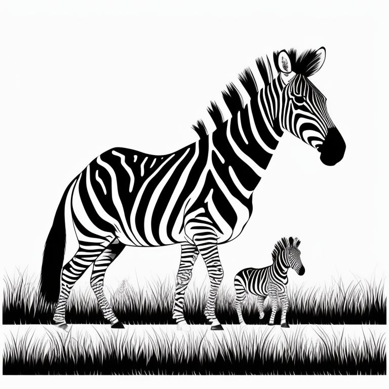 Grassland Clipart Black And White