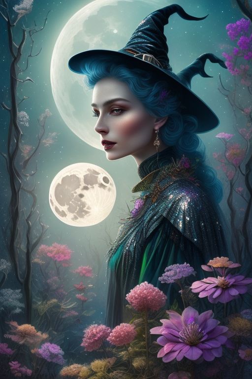 fickle-loris892: drawing old gerotype, pretty old witch, fantasy ...