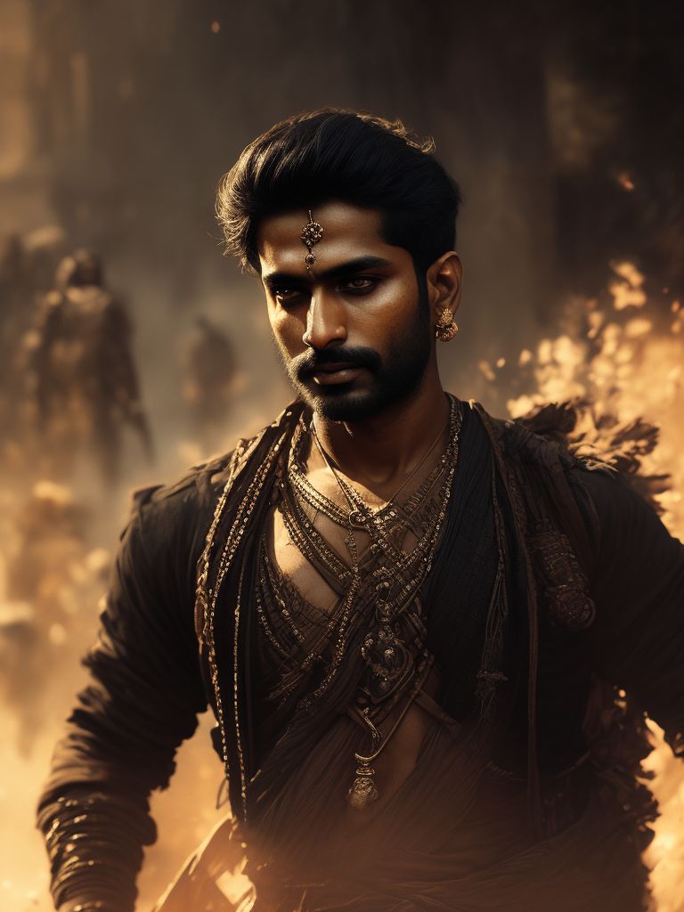 Anglr: indian men same as reference image