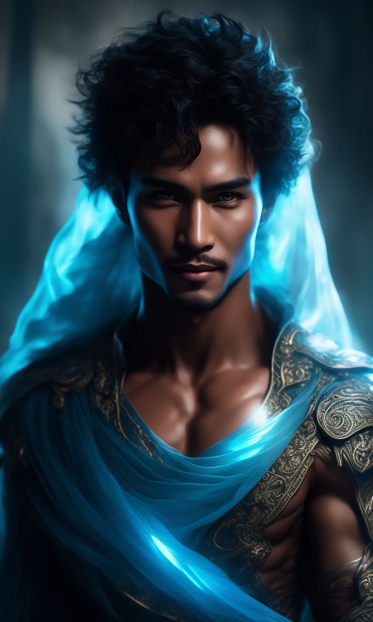 Fedoraxsa: Realistic Cinematic Fullbody of handsome dragon warrior man