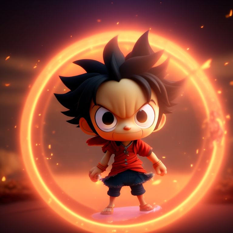 Gaston: Tiny cute kaido from one piece anime in his hybrid mode ...