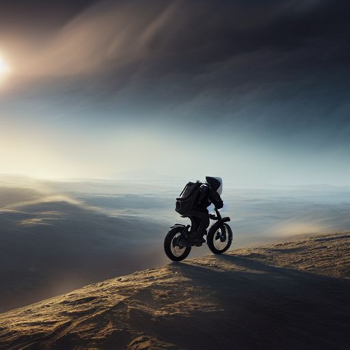 Walk77: astronaut riding a bike on the moon, intricate, highly detailed ...