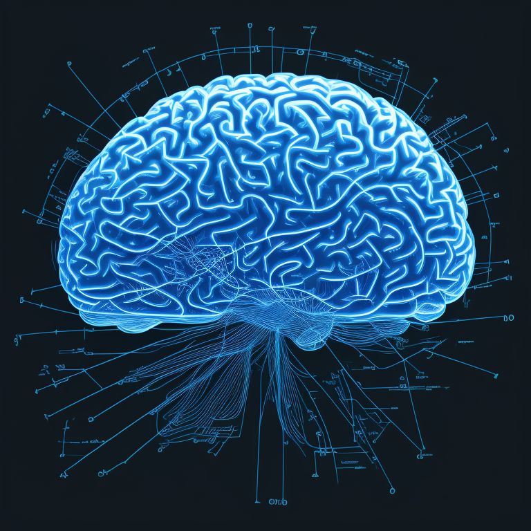 Abstract Brain Drawing