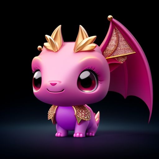 tarawithtiaras: A tiny chibi dragon with scales made of shining purples ...