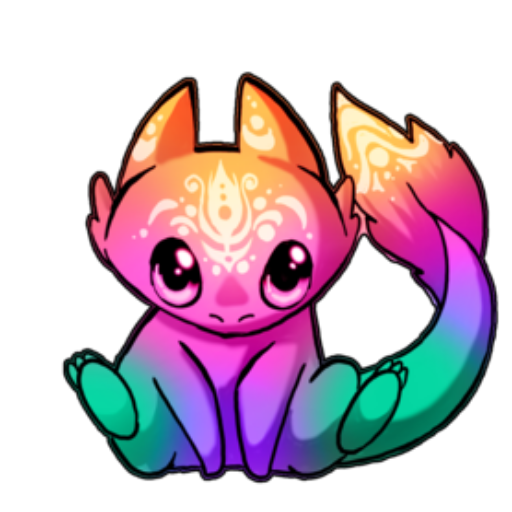 tarawithtiaras: A tiny chibi dragon with scales made of shining purples ...