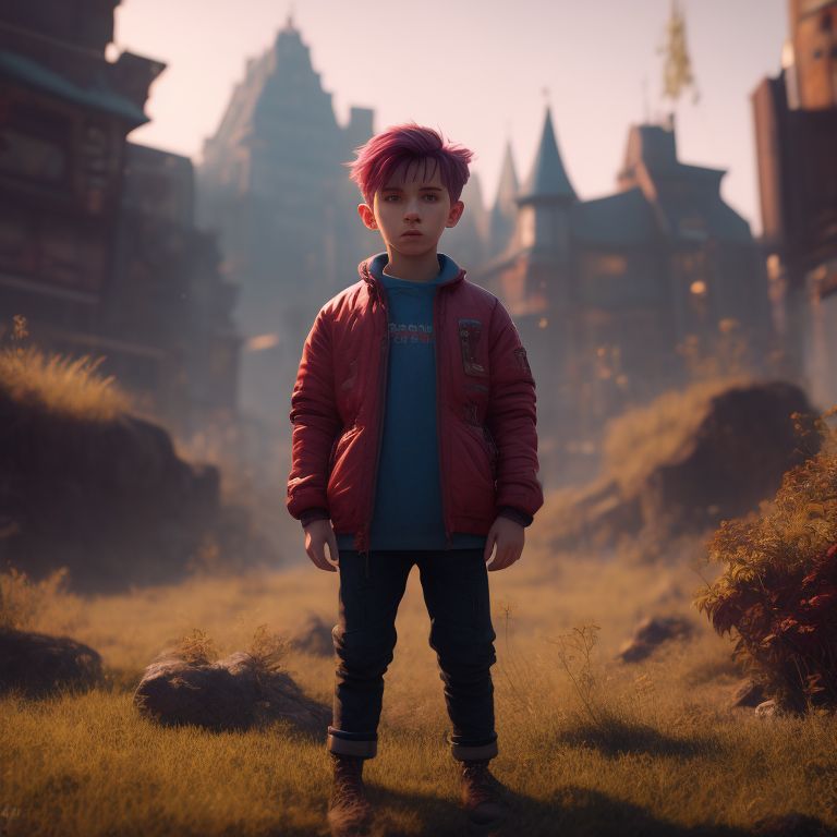 loud-dog614: a close up of a person wearing a jacket, a character ...