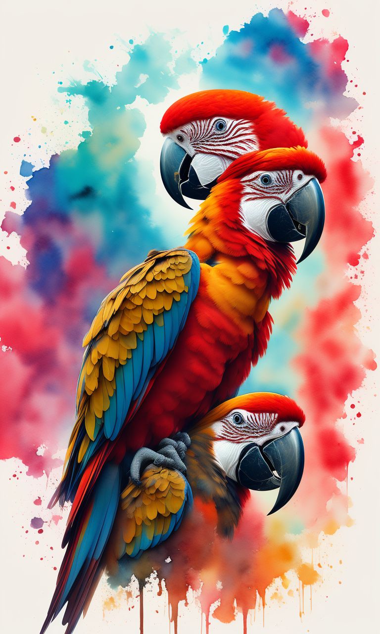 black-panda723: High Quality, Cute, Red Macaw, Funny, Centered, Unique ...