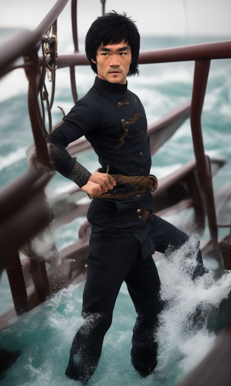 Bruce Lee Full Body Shot