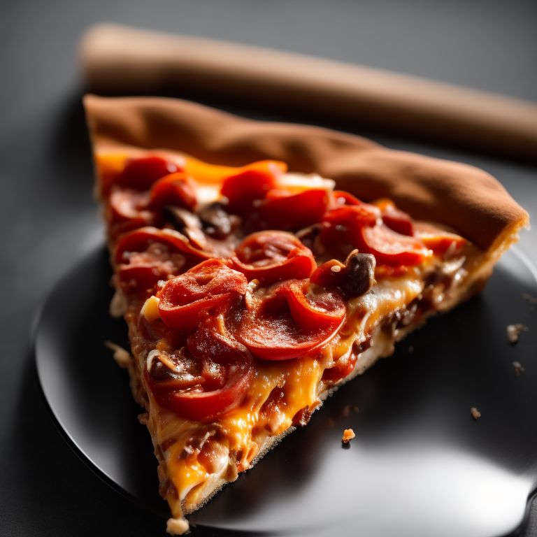 zany-raven221: a slice of chewy yummy pizza topped with delicious ...