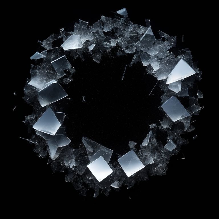 Glass Shards Falling