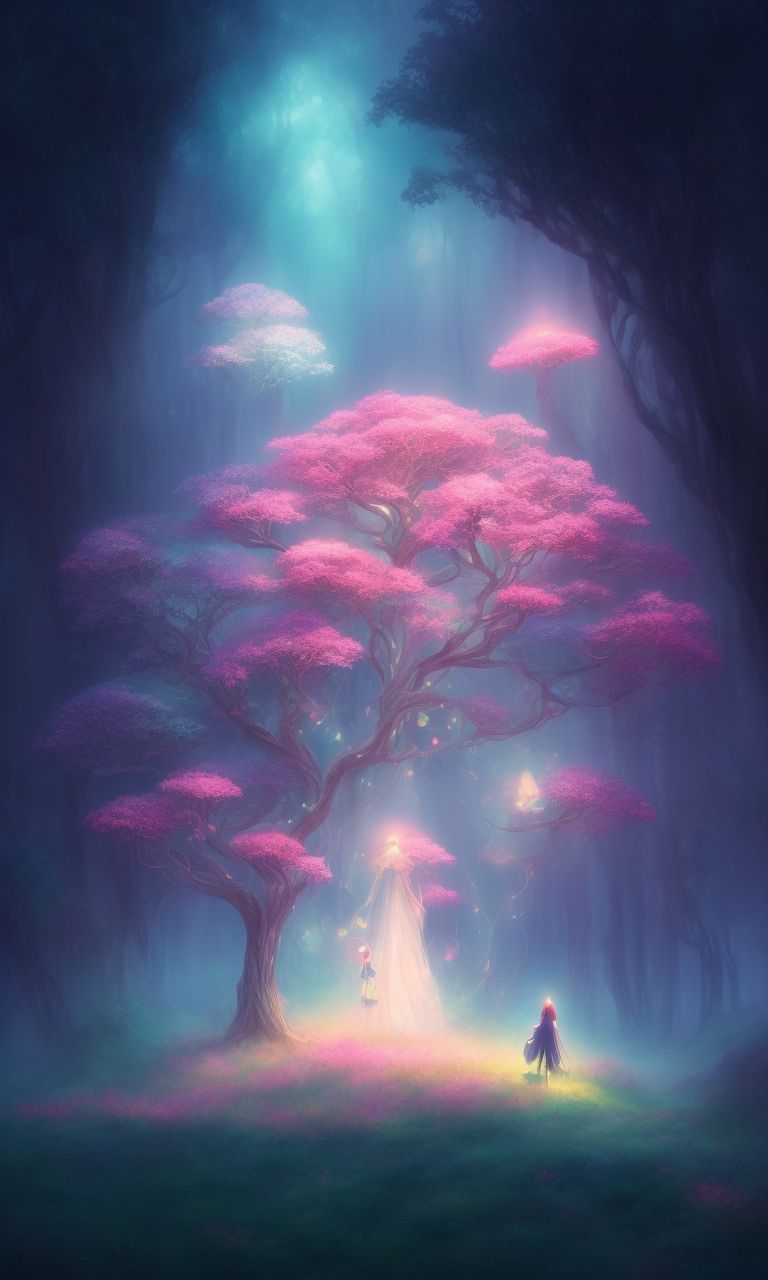 Enchanted Tree by linear-whale635 | PromptHunt Template