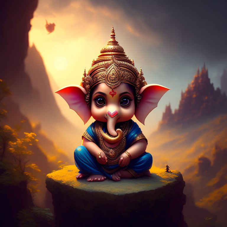 God Ganesh Animation Wallpaper