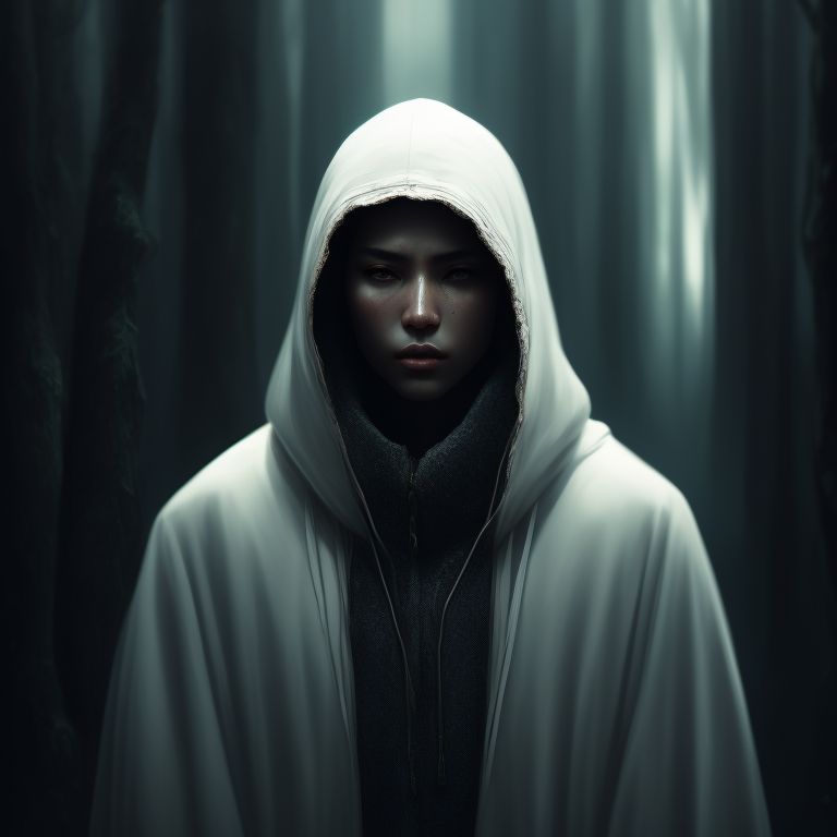 Hooded Man In The Shadows