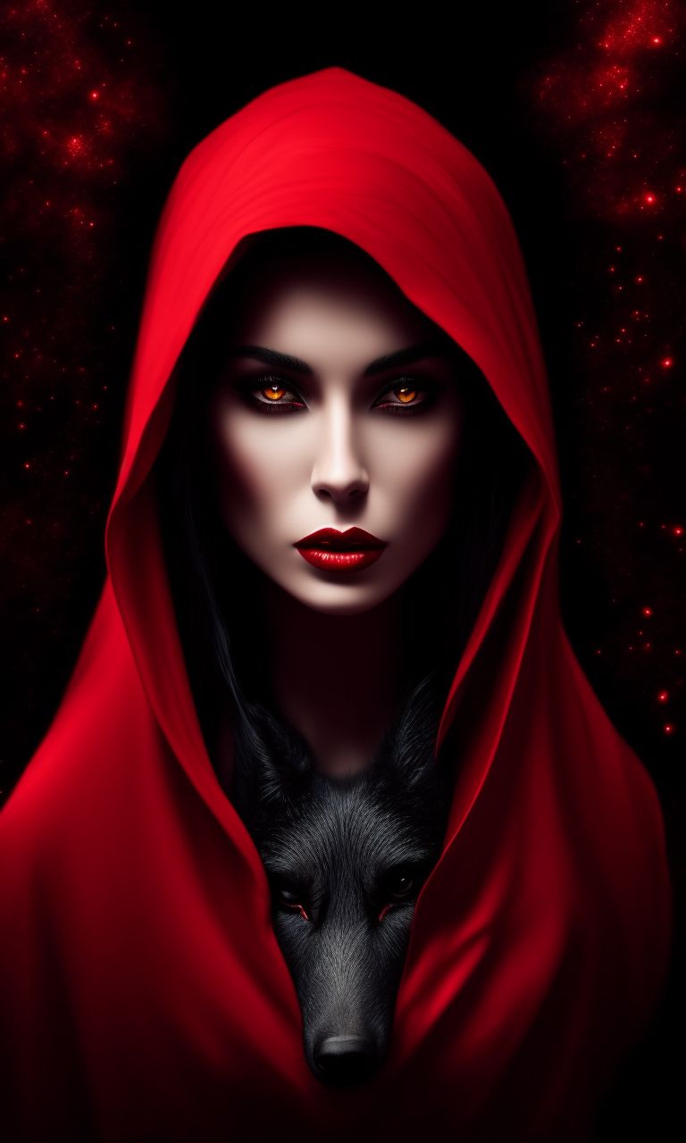natural-lion764: adult red riding hood, black wolf, wolfsbane, stardust ...