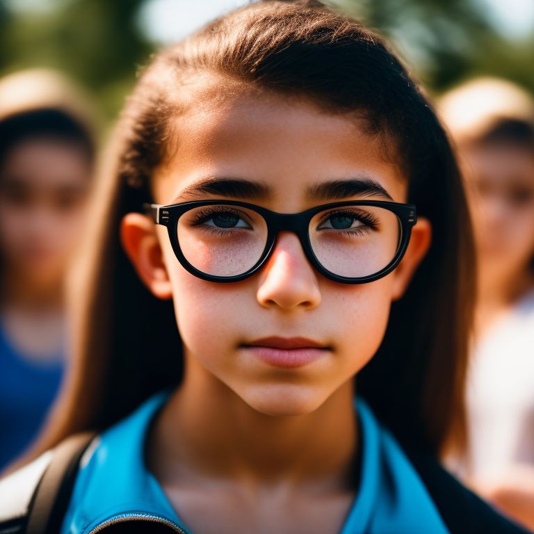 required-gnu36: a realistic professional photography of a young 13 yo ...