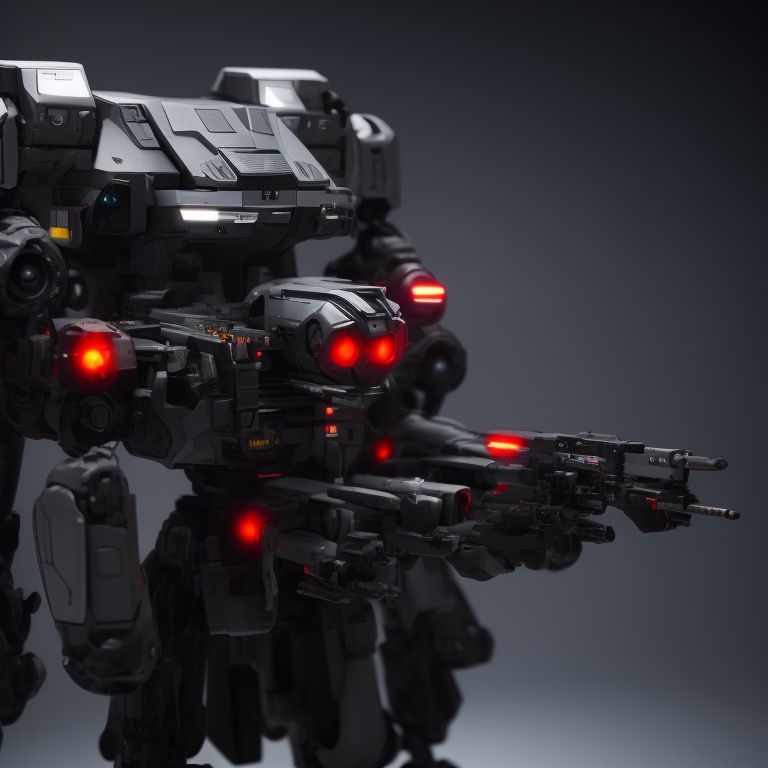 pure-dolphin591: A Grey robot mech with two medium large wings and with ...