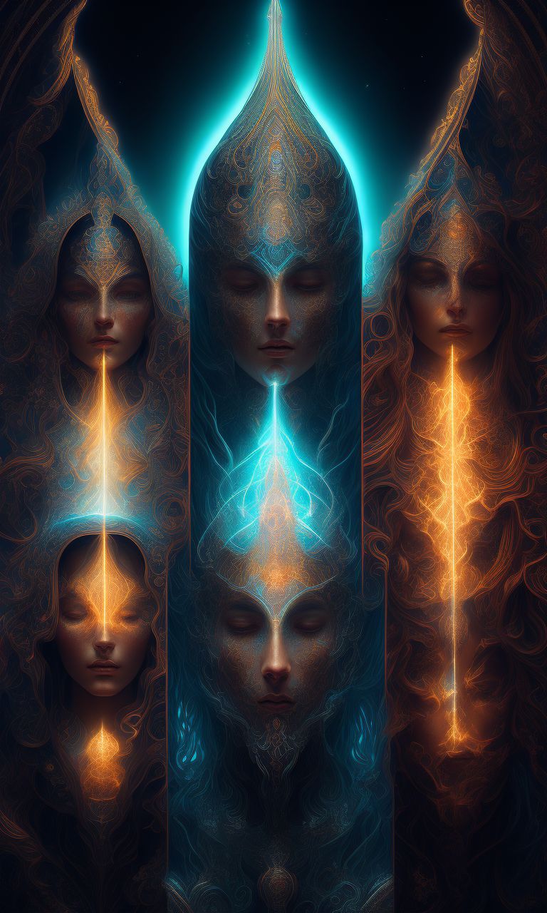 Christian Trinity Three Faces