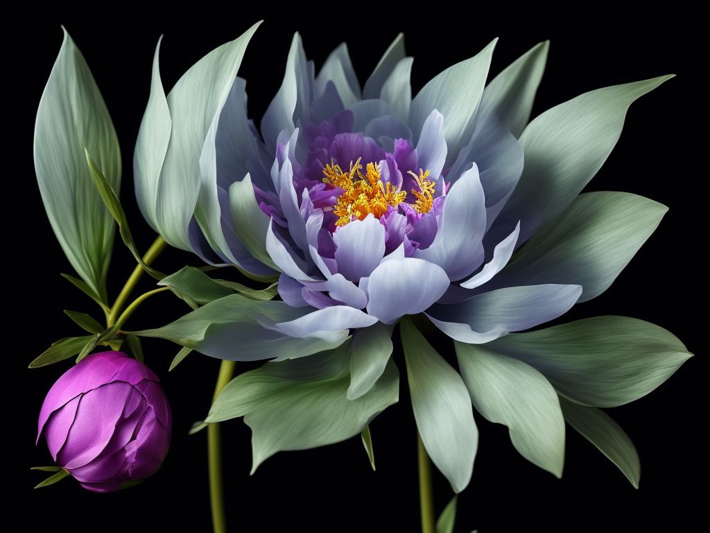 dark-manatee423: Behold the stunning and magnificent Moonlight Peony a ...