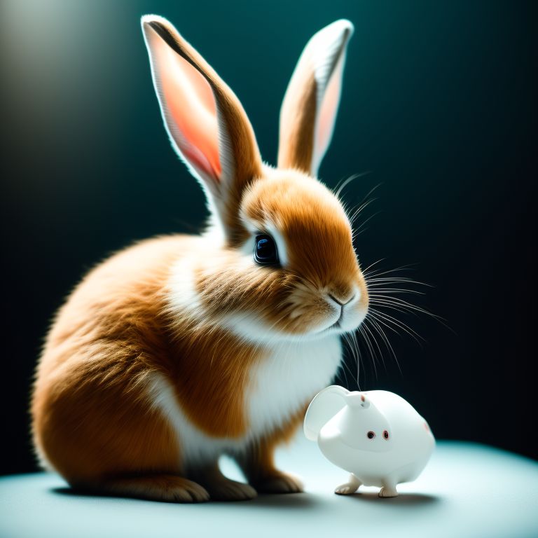 buzzing-newt17: A space rabbit drinking beer floating in mid-air ...