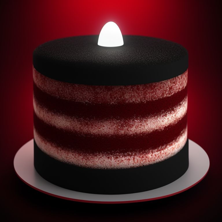 zyhzyh: red velvet cake, realistic texture of the food, advertising ...