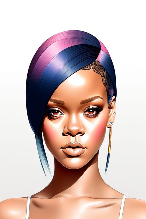 Prompt_Master: portrait, photorealistic, Rihanna, super cute and very ...