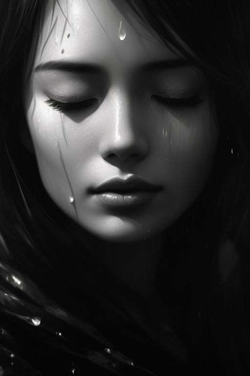 frugal-gaur683: Brambles intertwining on a brunette girl's face that ...