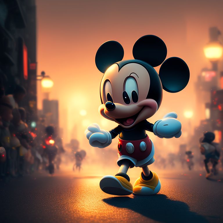 Mickey Mouse Running Marathon
