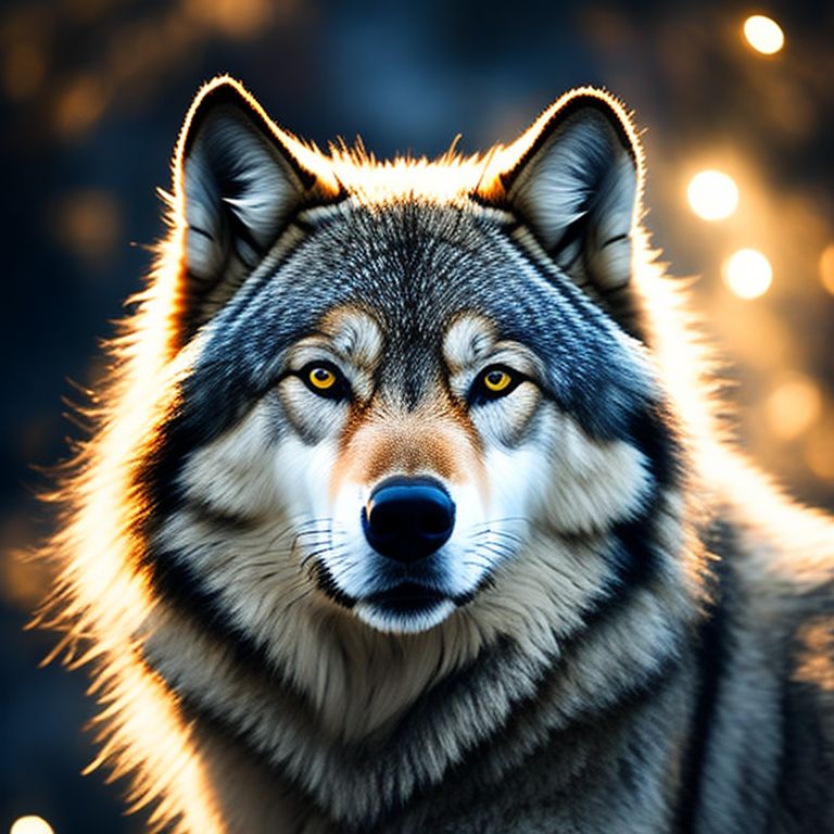 Silver Wolf Blue Eyes