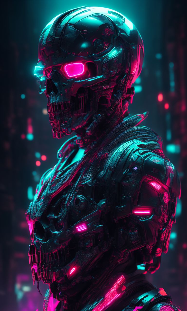 even-sparrow500: Skull futuristic